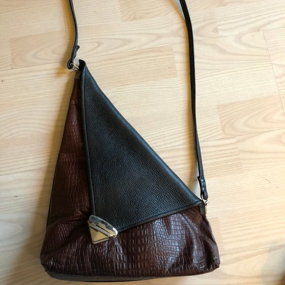 Thomas Leathers | Bags | Thomas Leathers Brown And Black Leather ...